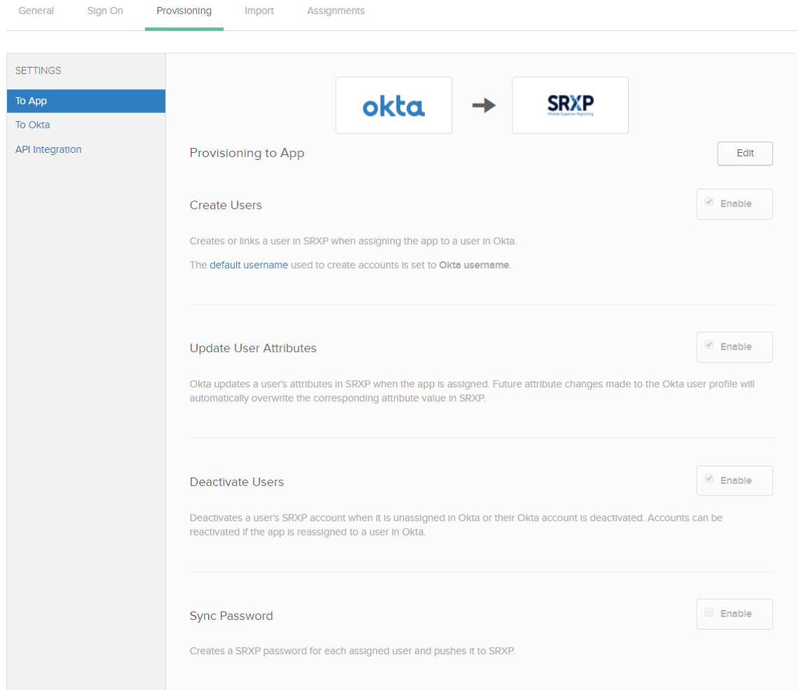 User Provisioning with Okta