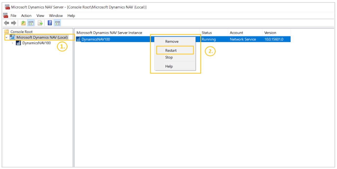 Dynamics Navision connection